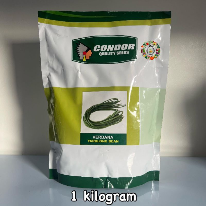 CONDOR VERDANA OPV (1kg) YARD LONG BEAN SITAW VEGETABLE SEEDS | Shopee ...