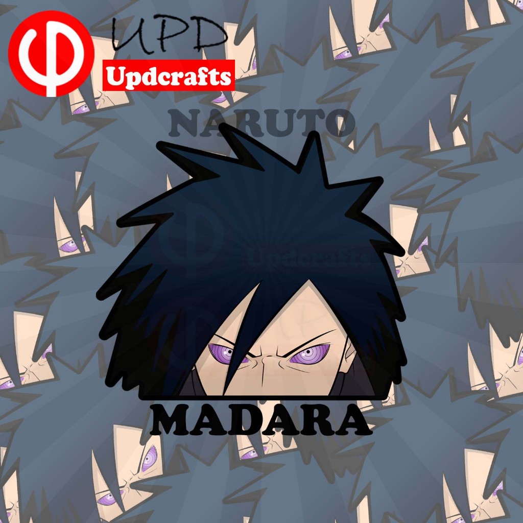MADARA UCHIHA - NARUTO PEEKER VINYL STICKER FADE, WATER & SCRATCH PROOF ...