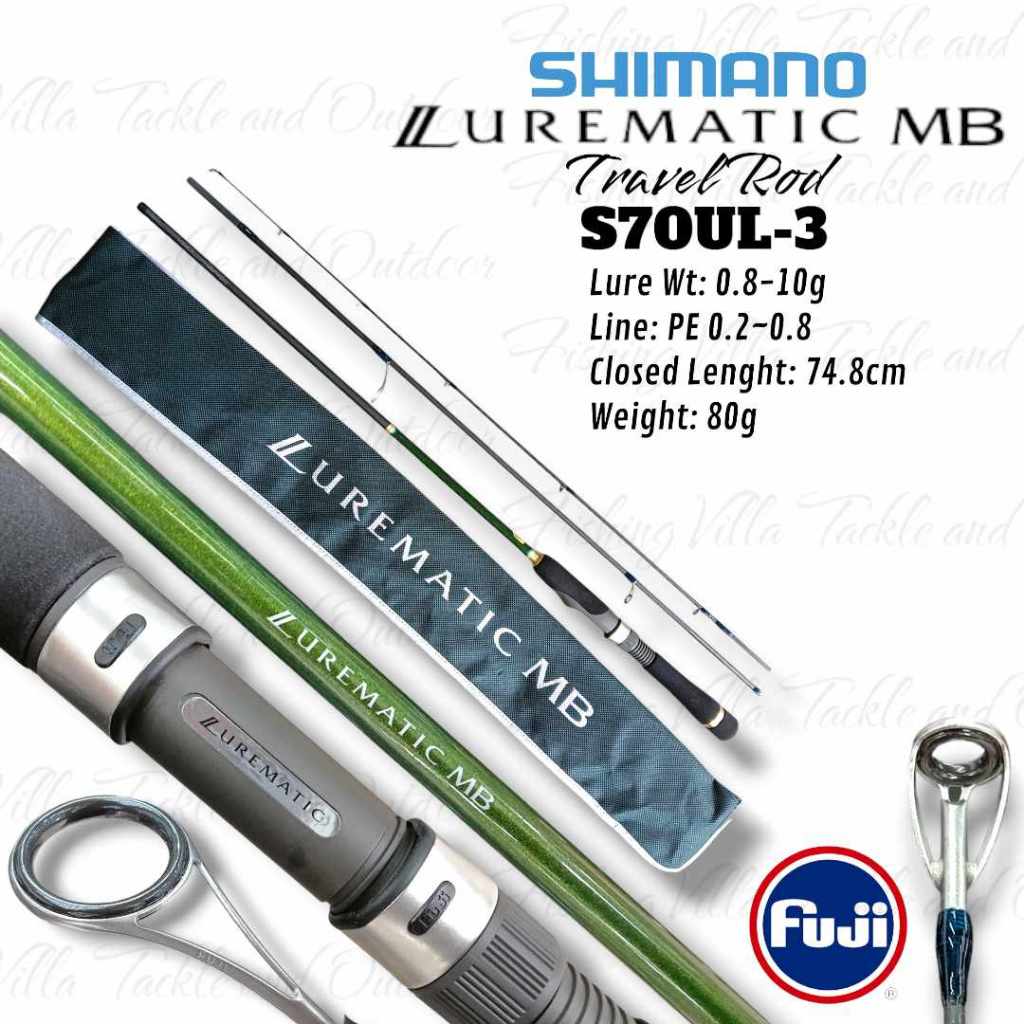 Shimano LUREMATIC MB Travel Rod | Shopee Philippines