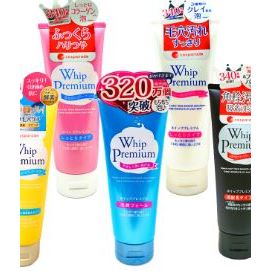 Cosparade Whip Premium Facial Cleansing Foam (Blue/Pink Collagen/Black ...