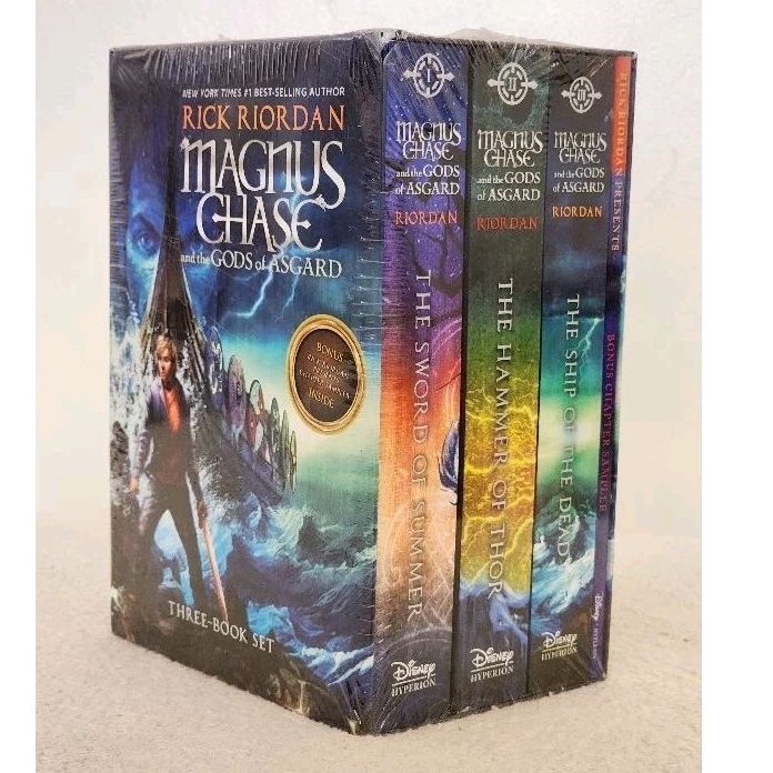 Magnus Chase and the Gods of Asgard Paperback Boxed Set | Shopee ...