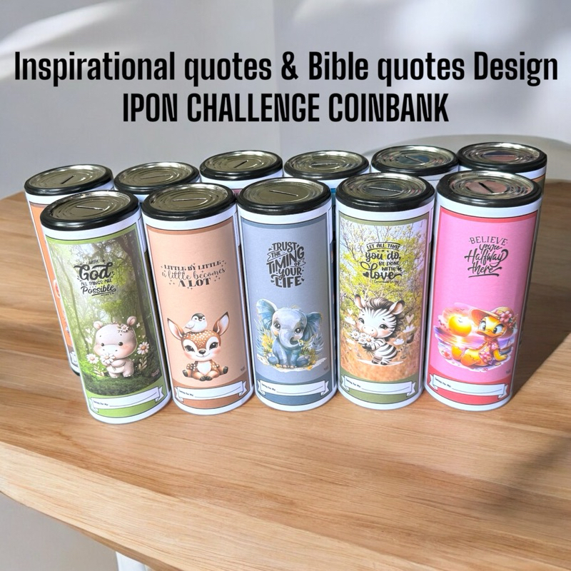 Inspirational Quotes and Bible Quotes IPON Challenge Coinbank Alkansya ...