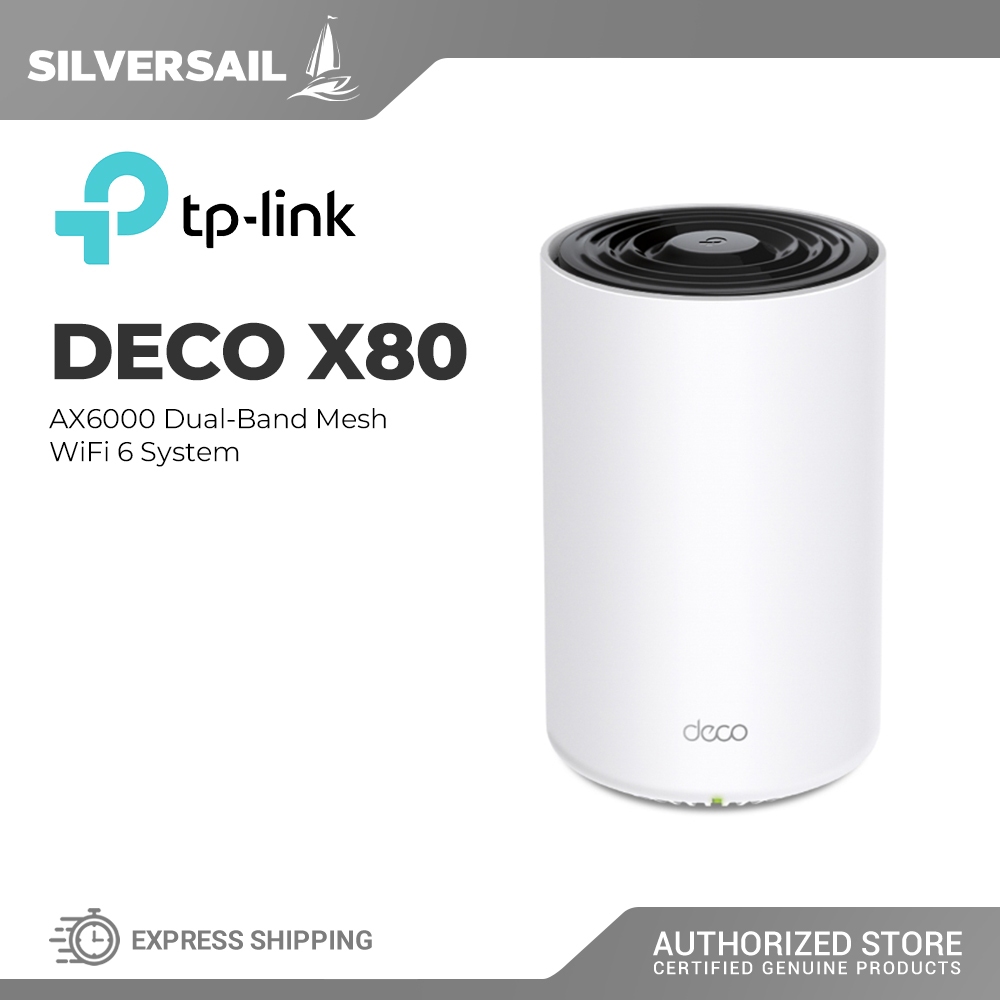 TP-Link Deco X80 AX6000 Dual-Band Mesh WiFi 6 System | Shopee Philippines