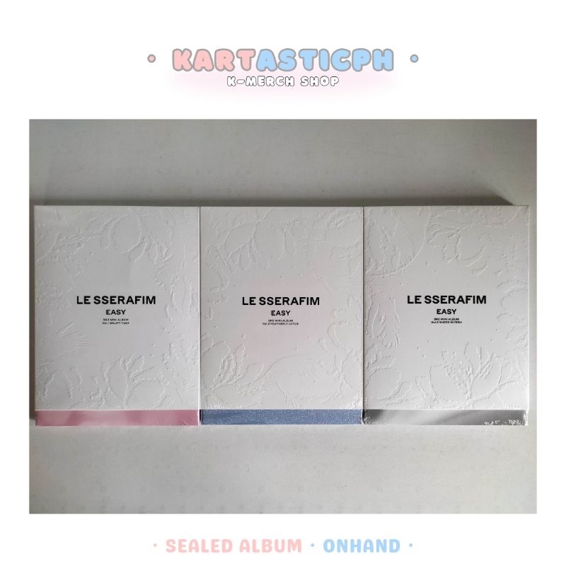 LESSERAFIM - EASY Album [SEALED] | Shopee Philippines