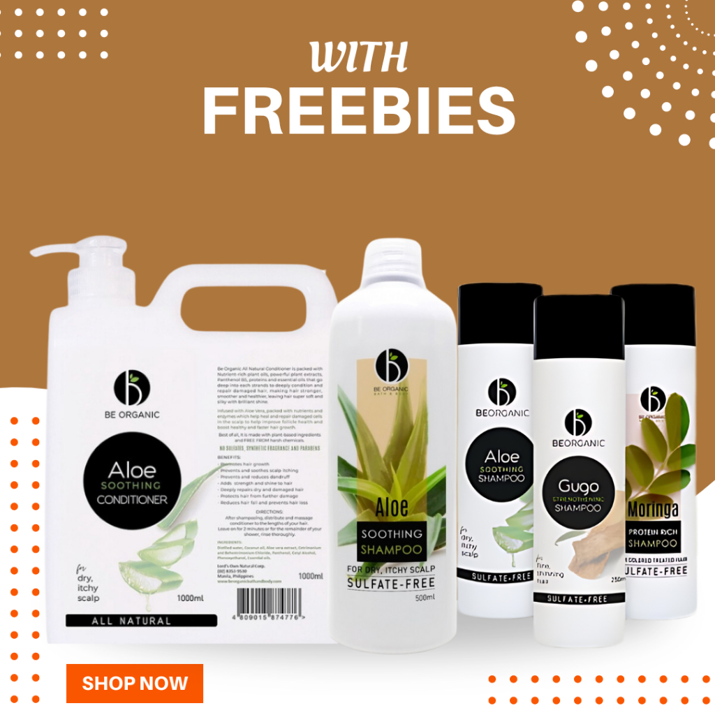 Be Organic Aloe Shampoo & Conditioner, Gugo Shampoo & Conditioner ...