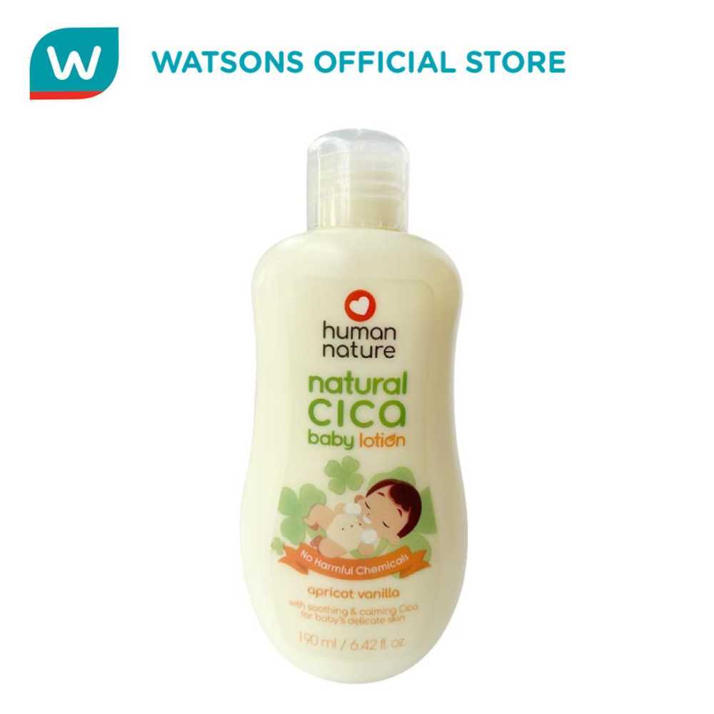 HUMAN NATURE Natural Cica Baby Lotion - Apricot Vanilla 190ml | Shopee ...