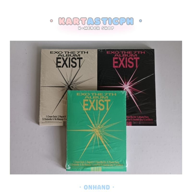 EXO EXIST ALBUM Photobook version [SEALED / UNSEALED] | Shopee Philippines