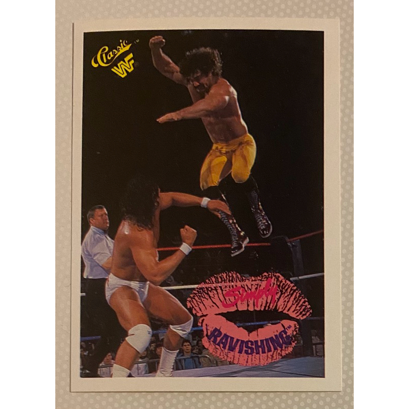 Ravishing Rick Rude 1989 Classic Titan Sports WWF #59 WWE Card | Shopee ...