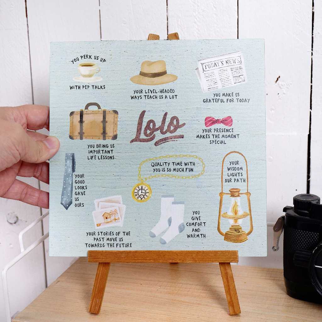 Papemelroti Square Grandparent Decoposter | Lolo Lola | Home, Wall ...