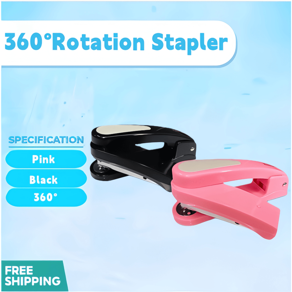 KW-TRIO 360 Stapler Rotation Heavy Duty Stapler 24/6 Staples Effortless ...