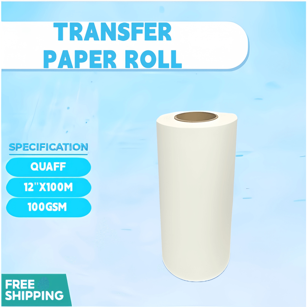 100gsm Quaff Sublimation Paper 12inches x 100meters Roll Sublimation ...