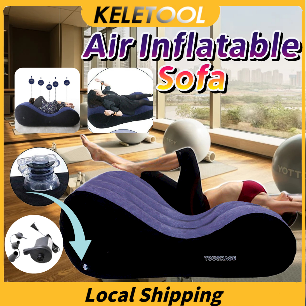 Air lazy Inflatable Sofa sex sofa bed Yoga sofa Lumbar support recliner ...