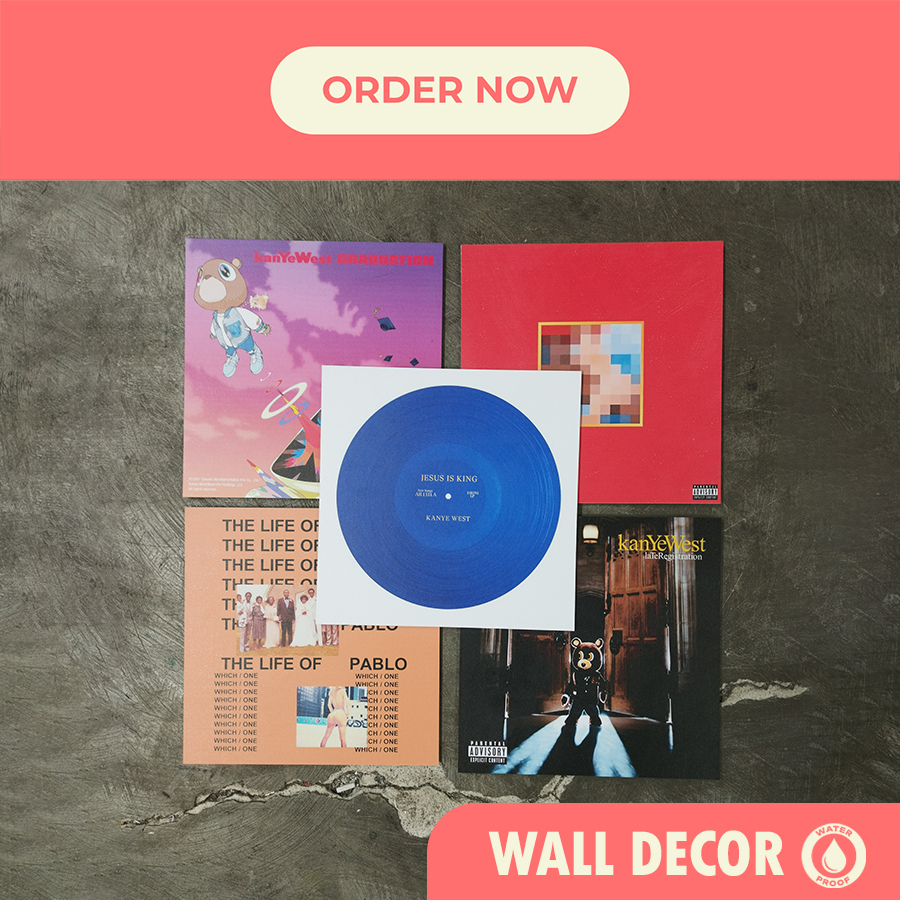 Kanye West Modern Waterproof Phototile Display Album Cover Sintra Board ...