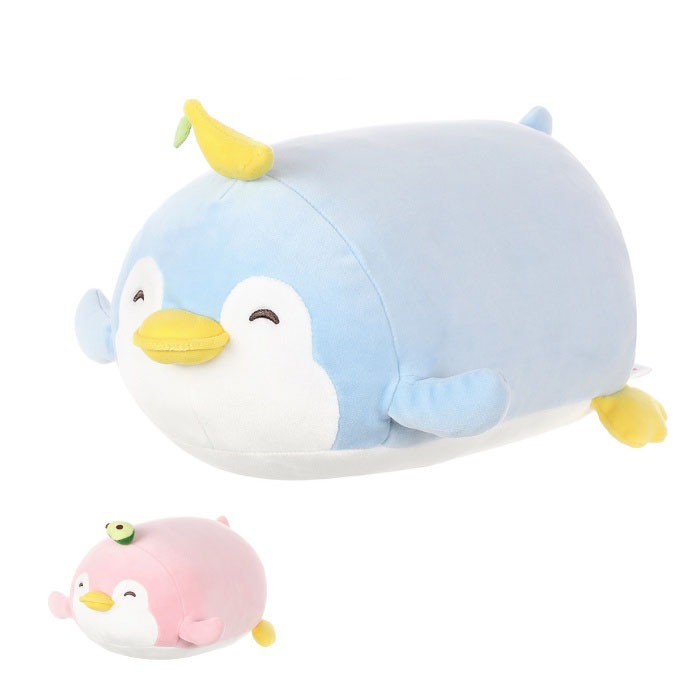 Miniso Lying Penguin Plush Toy Banana Avodado Stuffed Toy | Shopee ...