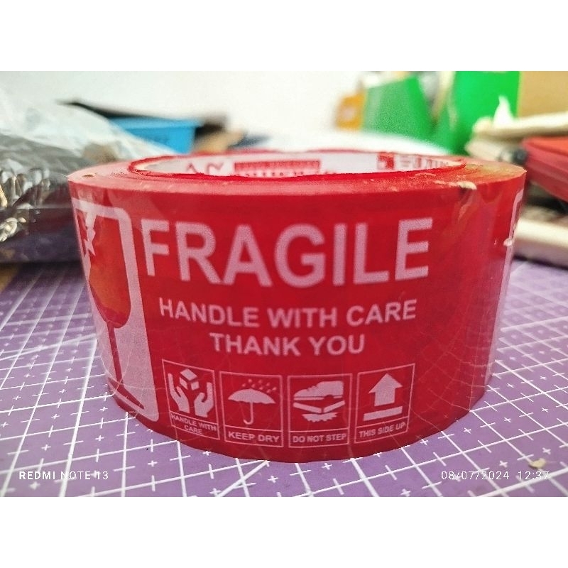 FRAGILE STICKERS TAPES - Warning Packing Shipping Label | Shopee ...