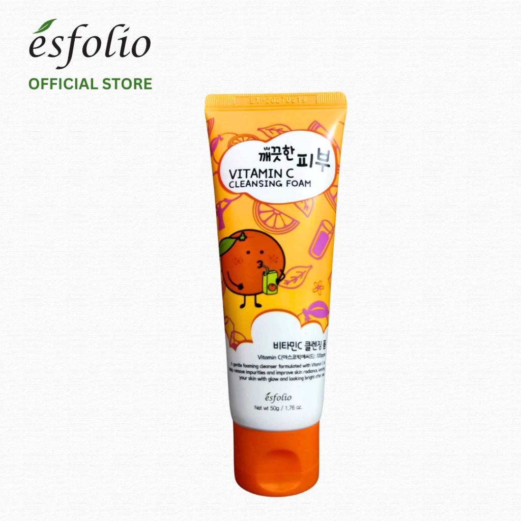 Esfolio VITAMIN C CLEANSING FOAM 50g | Shopee Philippines