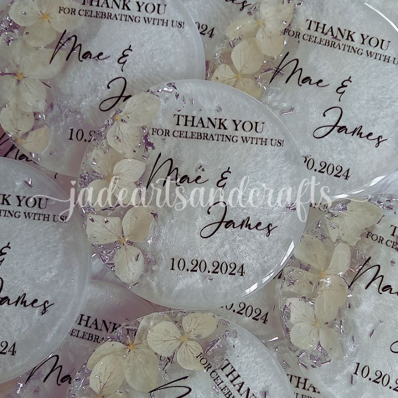 Resin Ref Magnet for Wedding Baptism Christening Debut Birthday ...