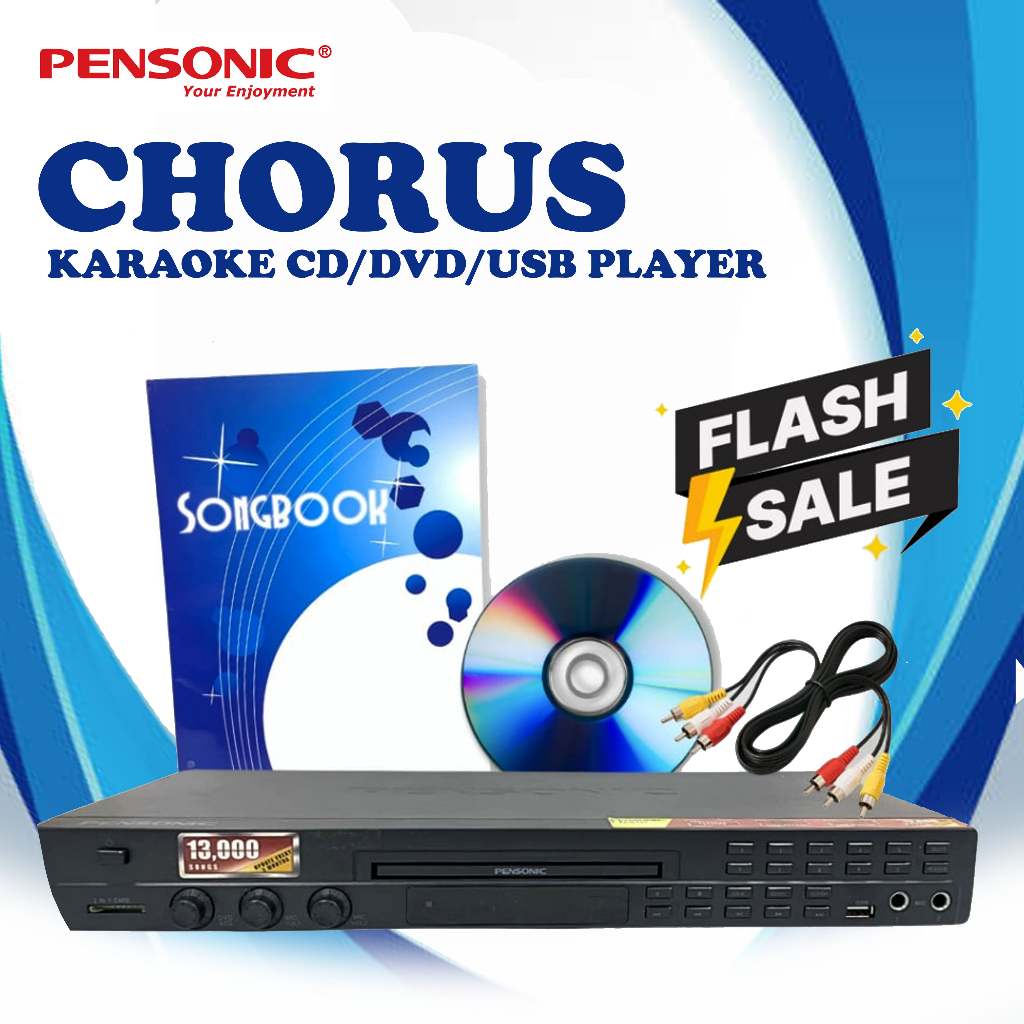 SC ASTRON PENSONIC CHORUS CD DVD USB SD Card Videoke Karaoke Player ...