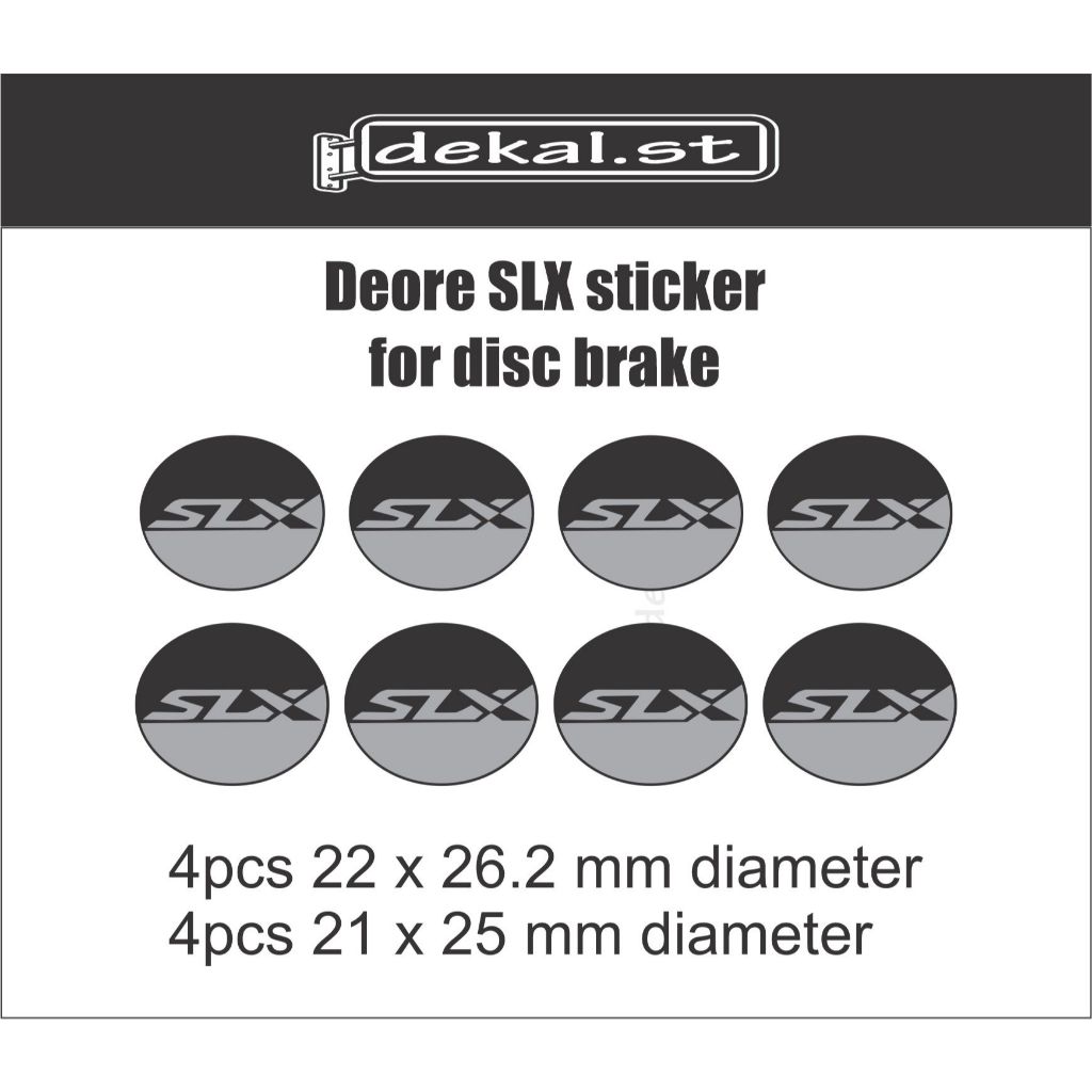 Shimano SLX disc brake sticker (gloss laminate) | Shopee Philippines