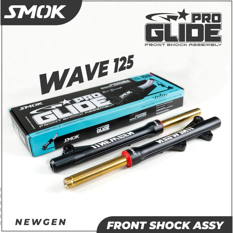 TTGR/ SMOK TELESCOPIC FRONT SHOCK ASSY Wave 100/Wave 125/ Smash 115 ...