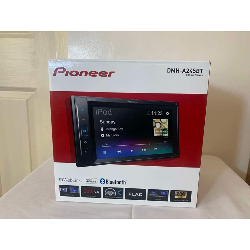 PIONEER DMH-A245BT CAR STEREO | 6.2" AV Receiver with Mirroring by Weblink Cast(Original ...