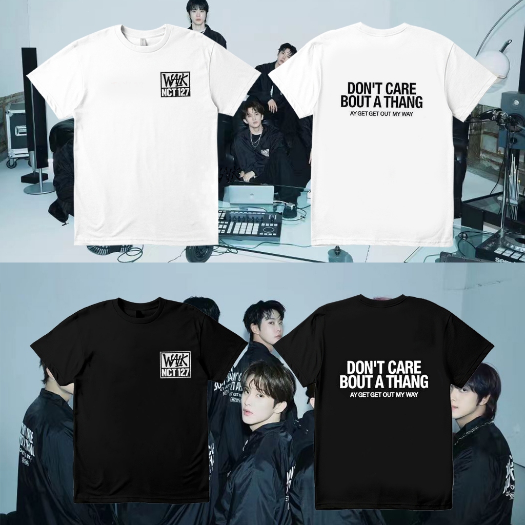 NCT127 WALK T-SHIRT Oversized Cotton shirt Fashion Kpop Korean | Shopee ...