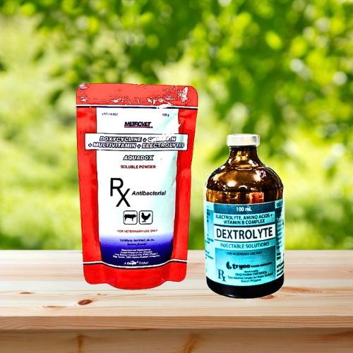 [YANA AGRIVET] AQUADOX 100g +DEXTROLYTE (100ml) FOR GAMEFOWL, FARM AND ...