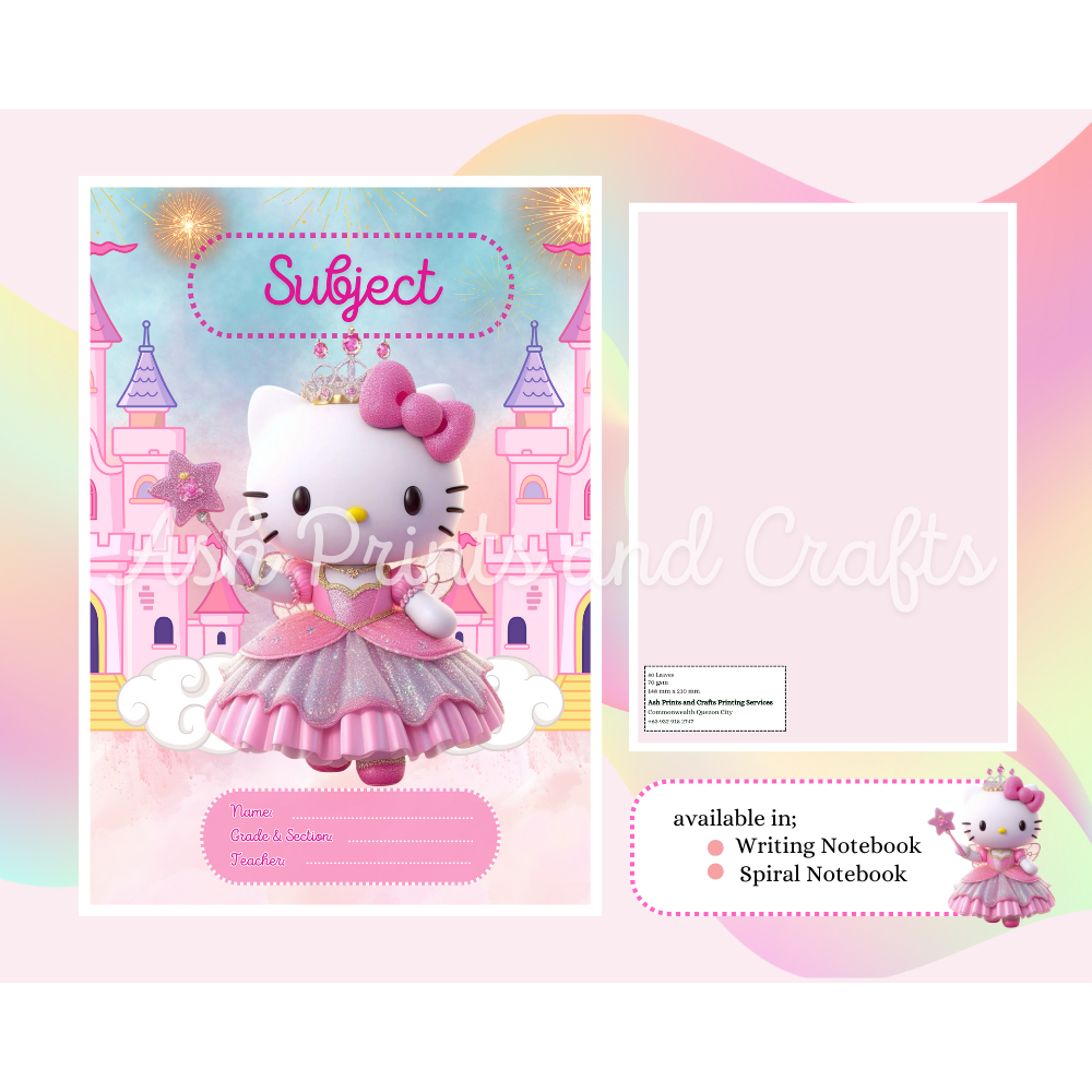 Customized Notebook with Name, Grade & Subject | Shopee Philippines