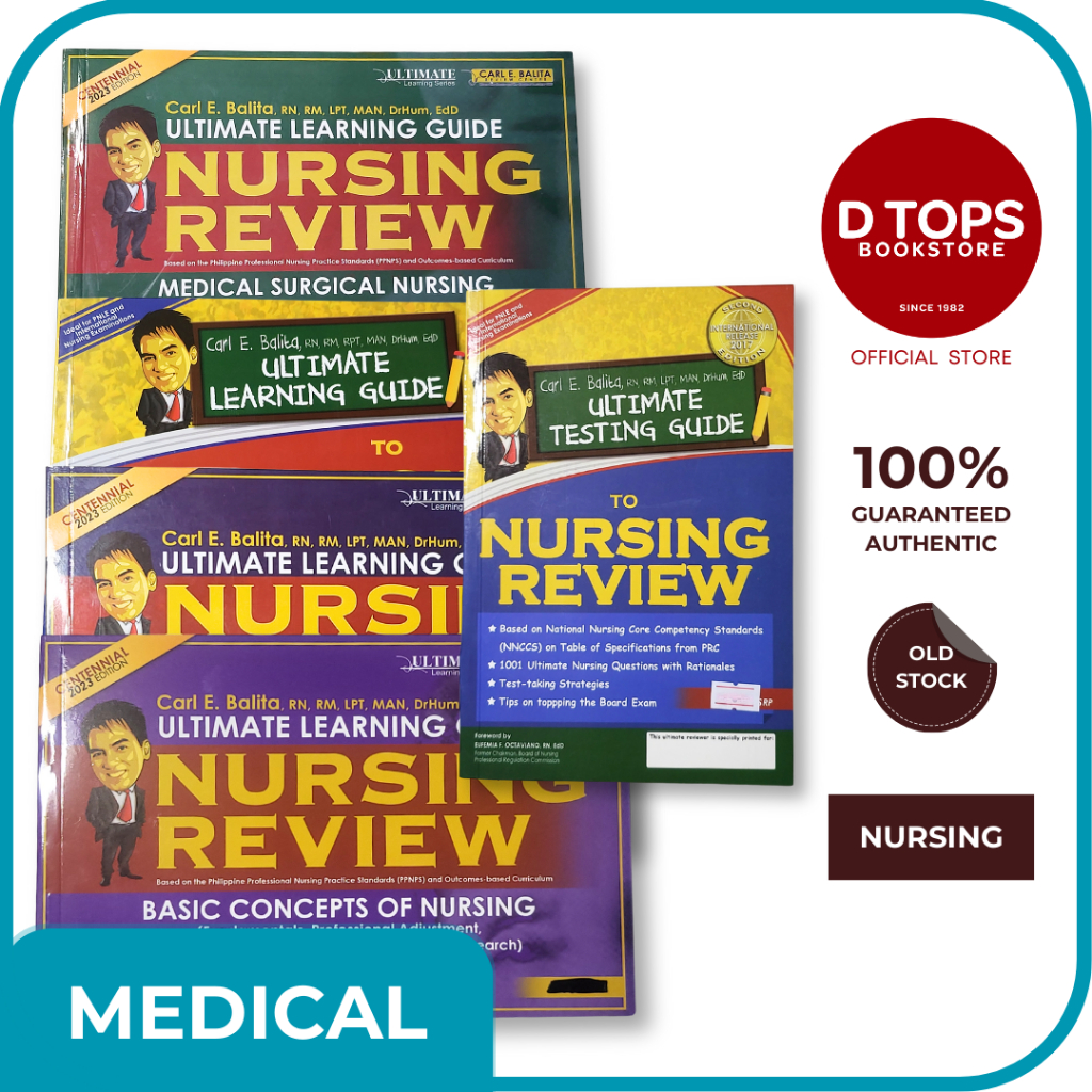 ULTIMATE LEARNING GUIDE TO NURSING REVIEW by C. Balita | Shopee Philippines