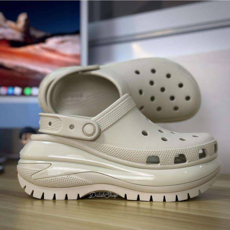 Original Crocs Mega Crush Clog in Bone | Shopee Philippines
