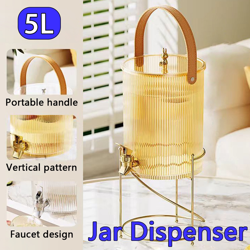 5L / 8L Juice Jar With Handle Faucet Water Beverage Dispenser ...