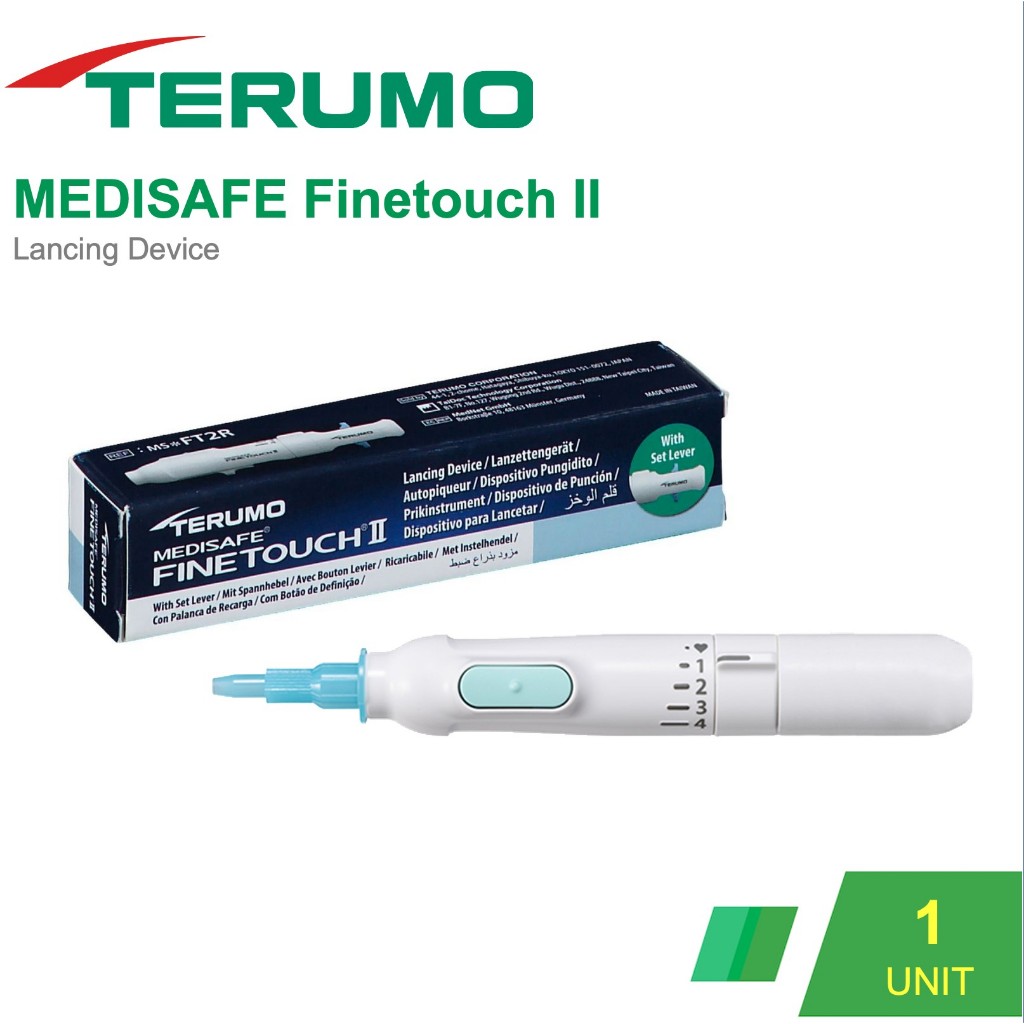 Terumo Medisafe Finetouch II Lancing Device | Shopee Philippines
