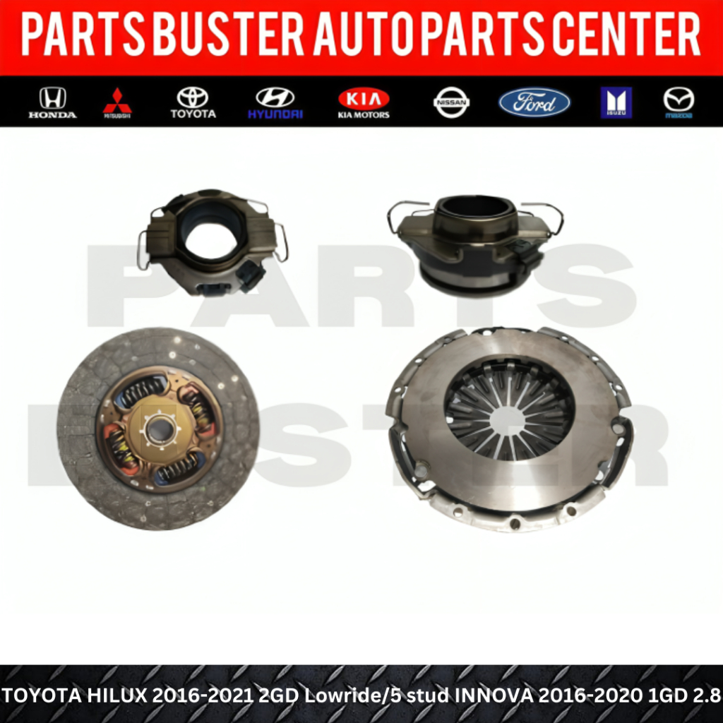 CLUTCH KIT SET for TOYOTA HILUX 2016-2021 2GD Lowride/5 stud, INNOVA ...
