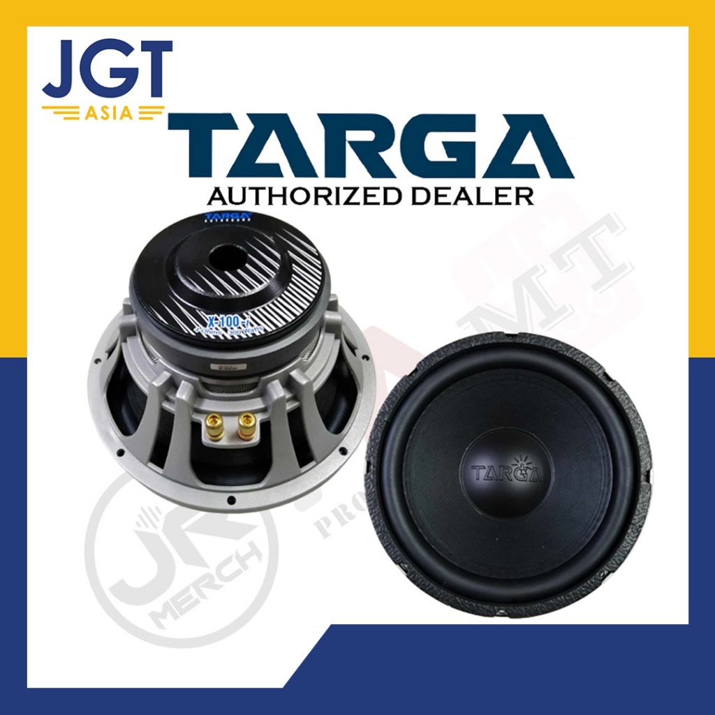 Targa X-Series 8", 10", 12" 250-400 watts 4 ohms Single Voice Coil ...