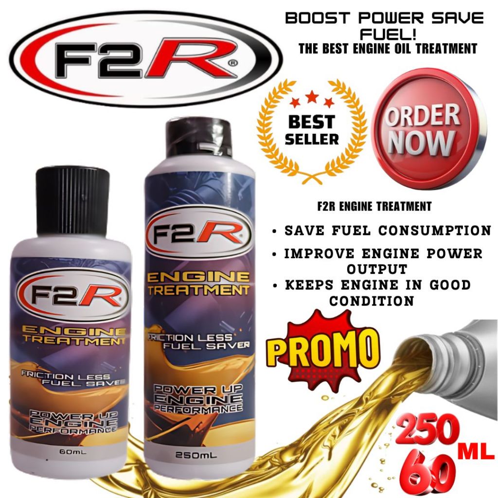 F2r Engine Treatment (250ml & 60ml) for Gasoline & Diesel Engines FREE ...