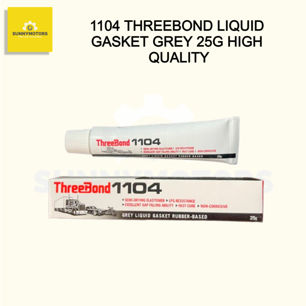 ThreeBond Liquid Gasket Maker 1104 - 25g (High Quality) | Shopee ...