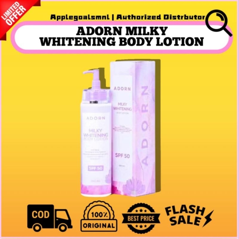 Adorn Milky Whitening Body Lotion Spf50 Camille Trinidad Calm skin ...