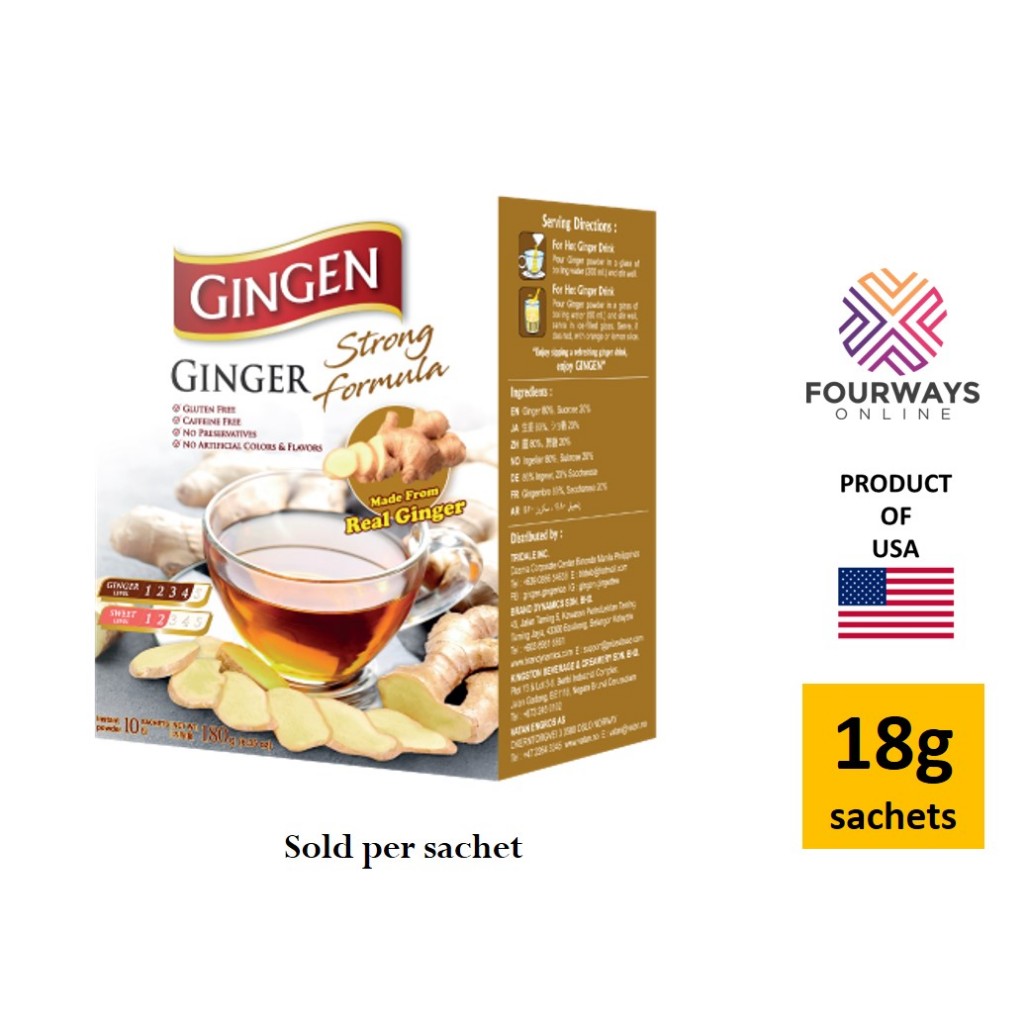 Gingen Instant Ginger Tea (Sold per sachet) | Shopee Philippines