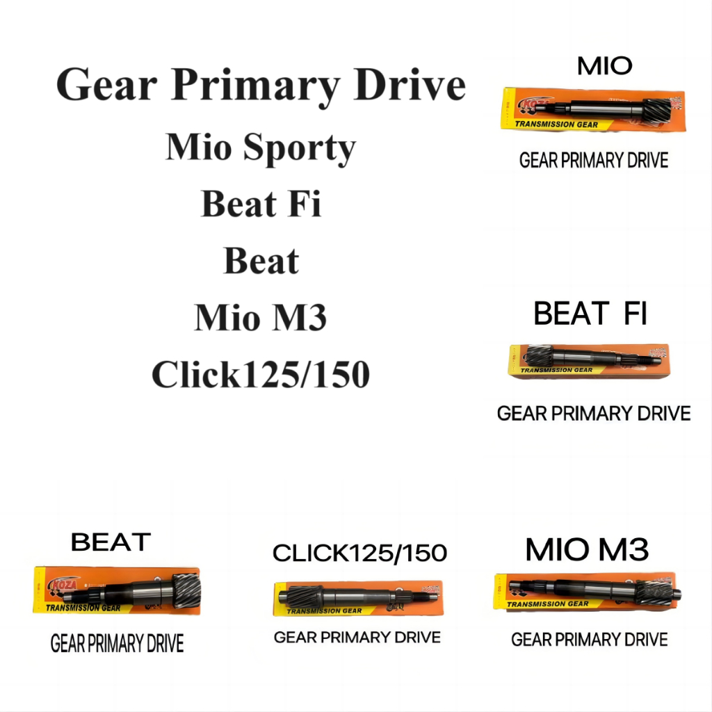 MotorcycleGear Primary Drive For Mio i 125/Mio Soul i 125/Mio Sporty ...