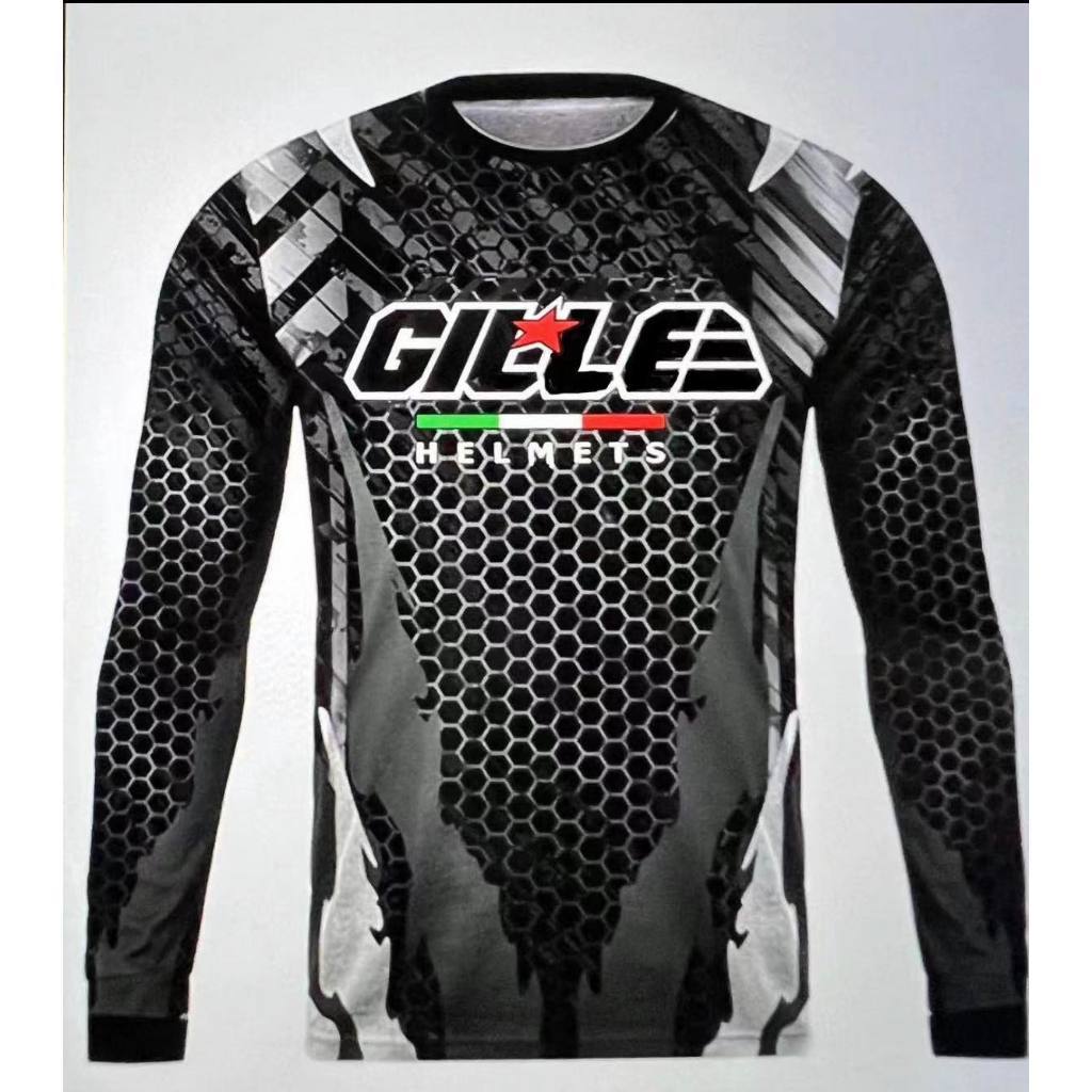 PP Long Sleeve Motorcycle Jersey For Men Riding Sublimation Shirt Motor ...