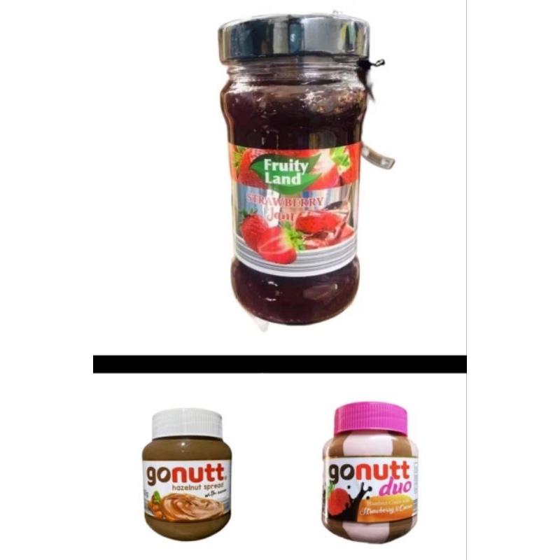 GOnutt chocolate spread, choco hazelnut spread/ Strawberry chocolate ...