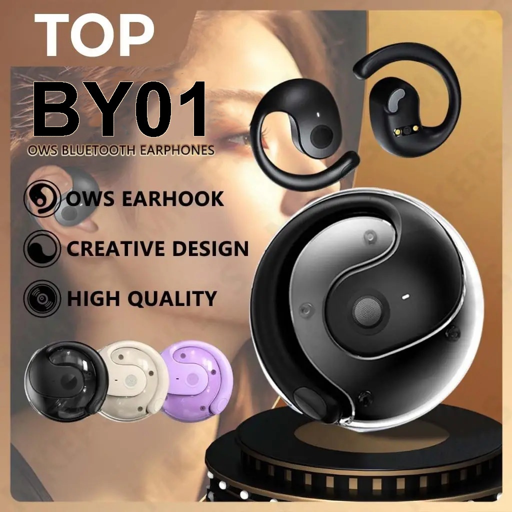 OWS BY01 Earbuds HiFi Sound Quality Wireless Bluetooth Earphone with Large Capacity Battery ...