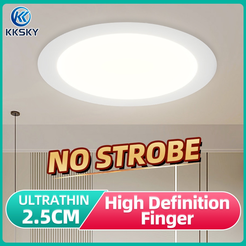 KKSKY Ultra-thin LED Ceiling Light Embedded Down lights Pin light 3W/6W ...