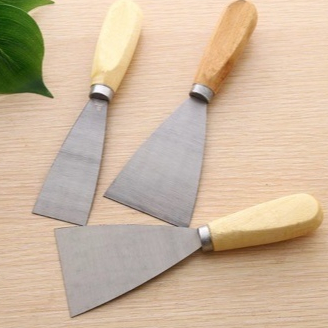 SPACKLE PUTTY KNIFE SPATULA PALETA WITH WOODEN HANDLE | Shopee Philippines