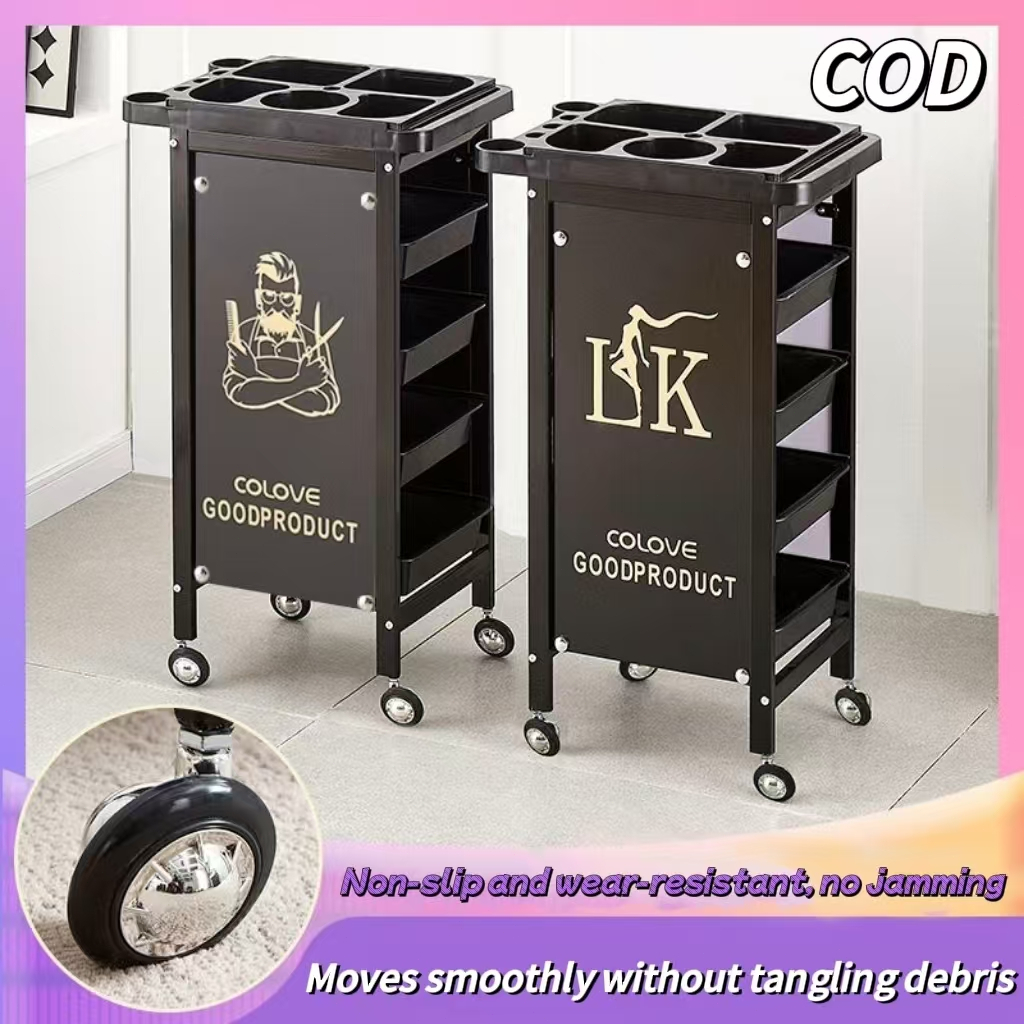 Hair Salon barbershop Beauty Trolley Cart Tools Cabinet Barber ...