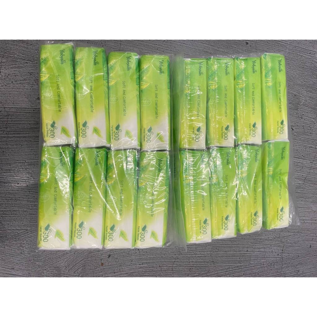 Buy 1 Take 1 Tissue Green Soft Facial Tissue 3ply 300 sheets (random ...