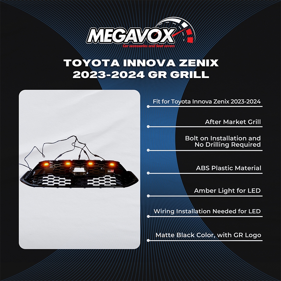 Toyota Innova Zenix 2023-2024 GR Grill | Shopee Philippines