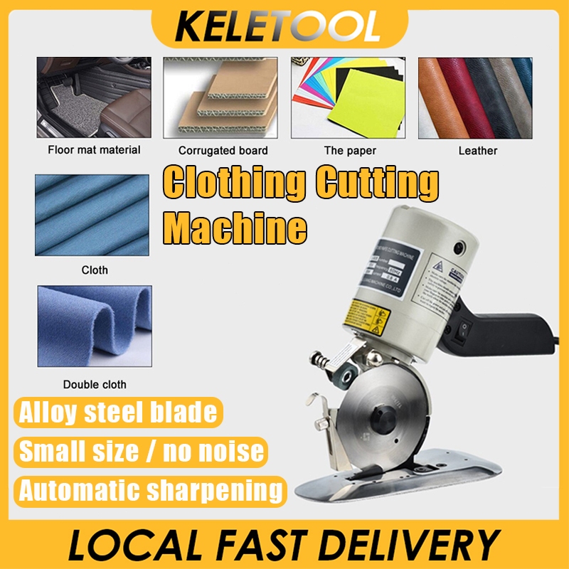 Blade Electric Cloth Cutter Hand-held Fabric Clothing Cutting Machine ...