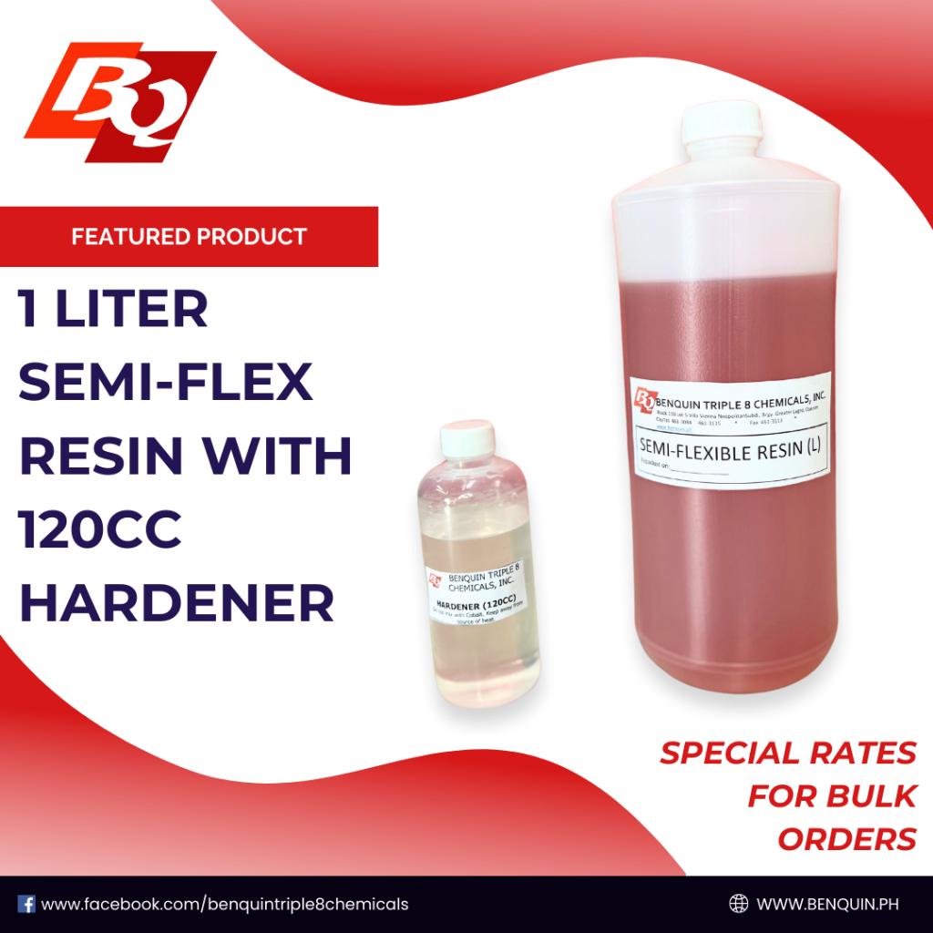 Semi Flexible Resin 1L w 120cc Local Hardener | Shopee Philippines