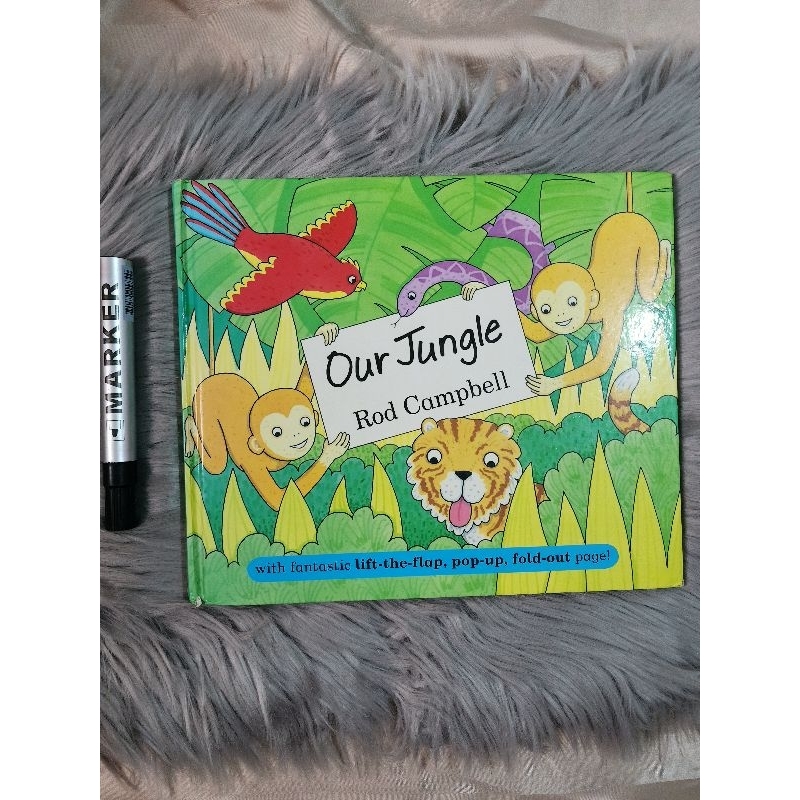 Our Jungle | Interactive Book with Lift-the-flap, pop-up, fold-out page ...